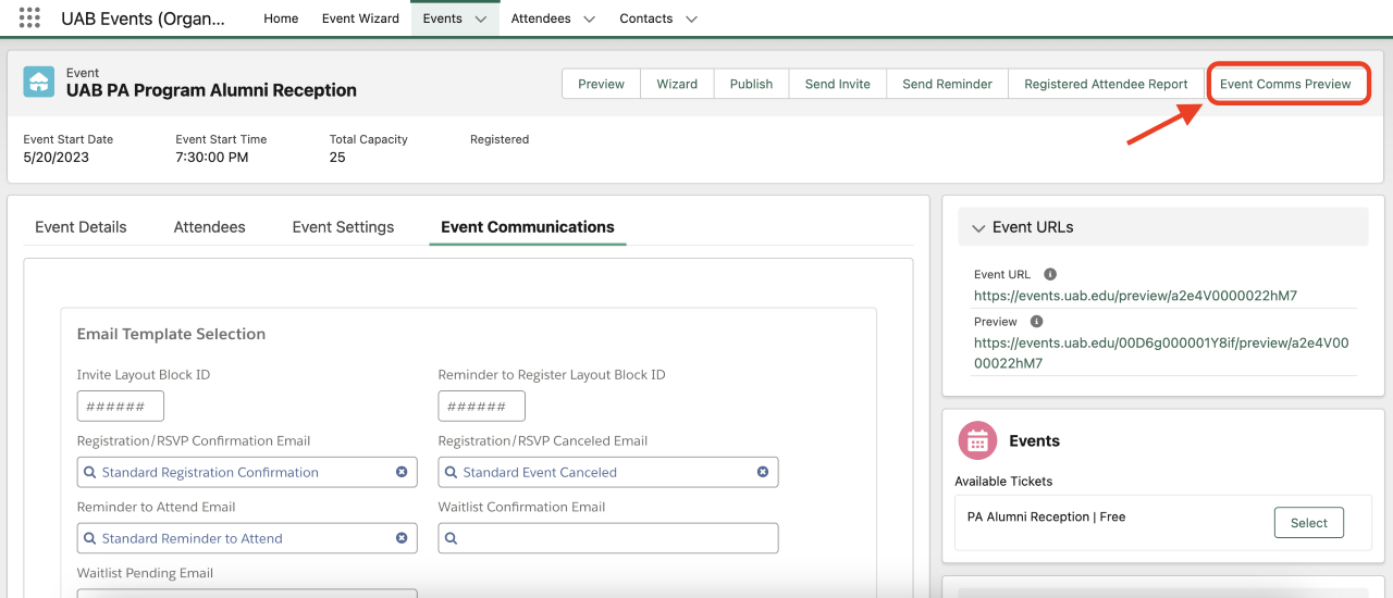 Using Custom Event Invite Templates | UAB Marketing & Communications ...