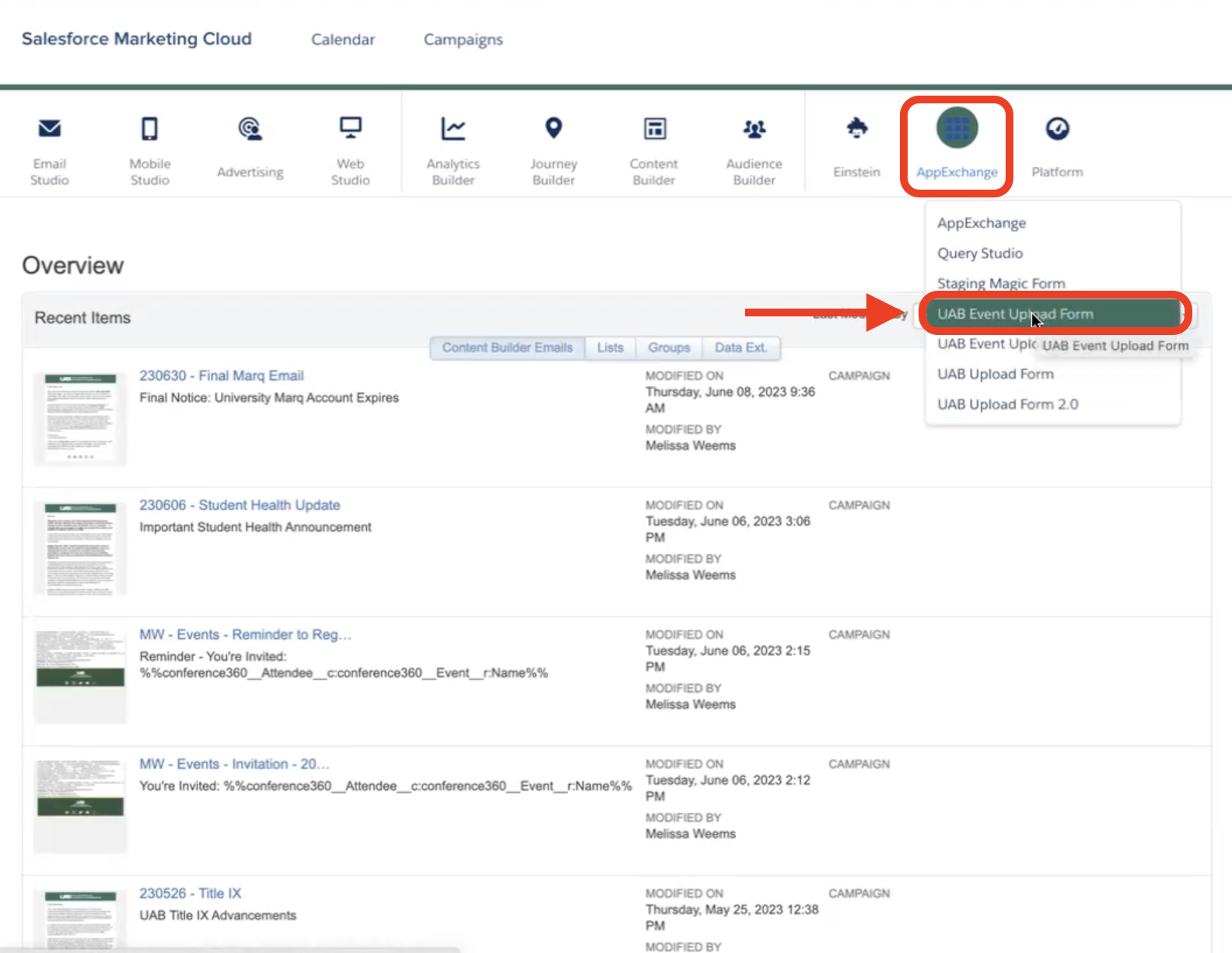 Using Custom Event Invite Templates | UAB Marketing & Communications ...